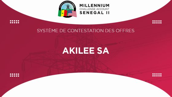 AKILEE SA - MCA SENEGAL II